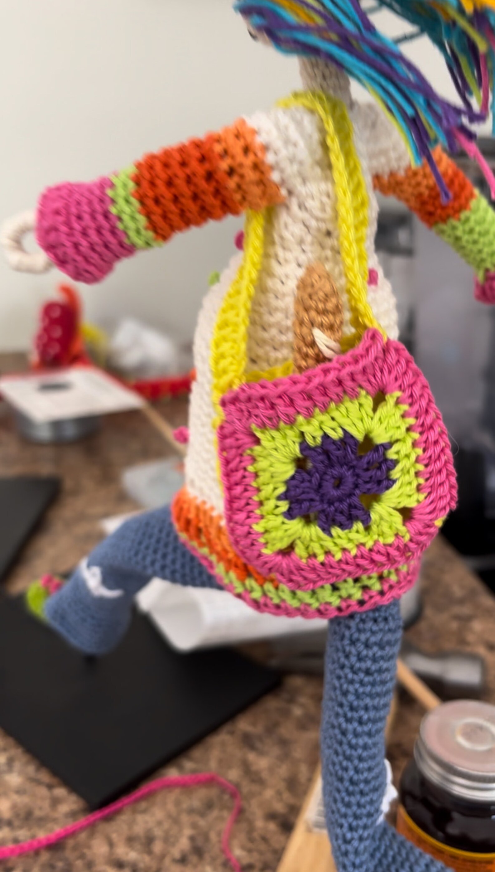 Expecting Today Kute Doll Crochet Art Collectible Dolls Handmade Gifts ...