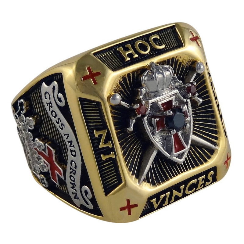 Knight Templar Ring - Etsy