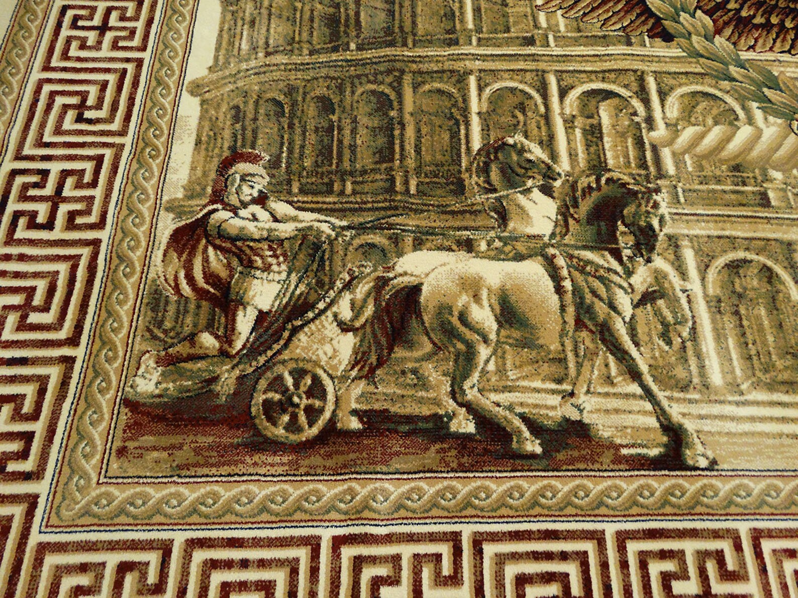 Roman Empire S.P.Q.R Eagle Area Rug Flag Ring Rome Legion Army Banner ...