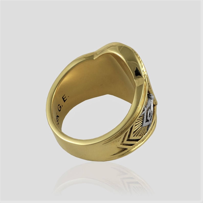 Scottish Rite 33 Degree Master Mason Masonic Ring White and - Etsy Canada