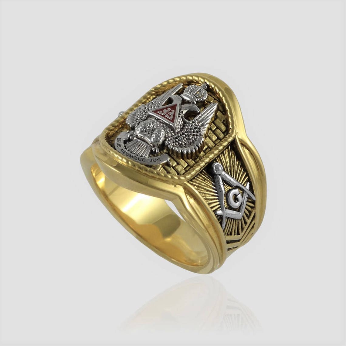 Scottish Rite 33 Degree Master Mason Masonic Ring White and - Etsy Canada