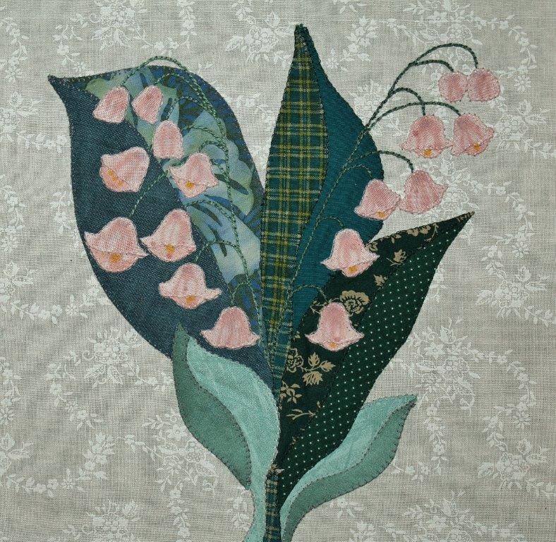 Lily-of-the-valley Appliqué Block - Etsy