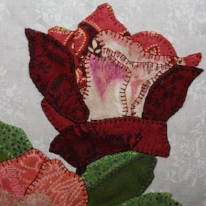 Roses Appliqué Pattern - Etsy