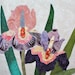 Irises Appliqué Block - Etsy