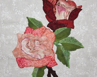 Big Roses Quilt Pattern - Etsy