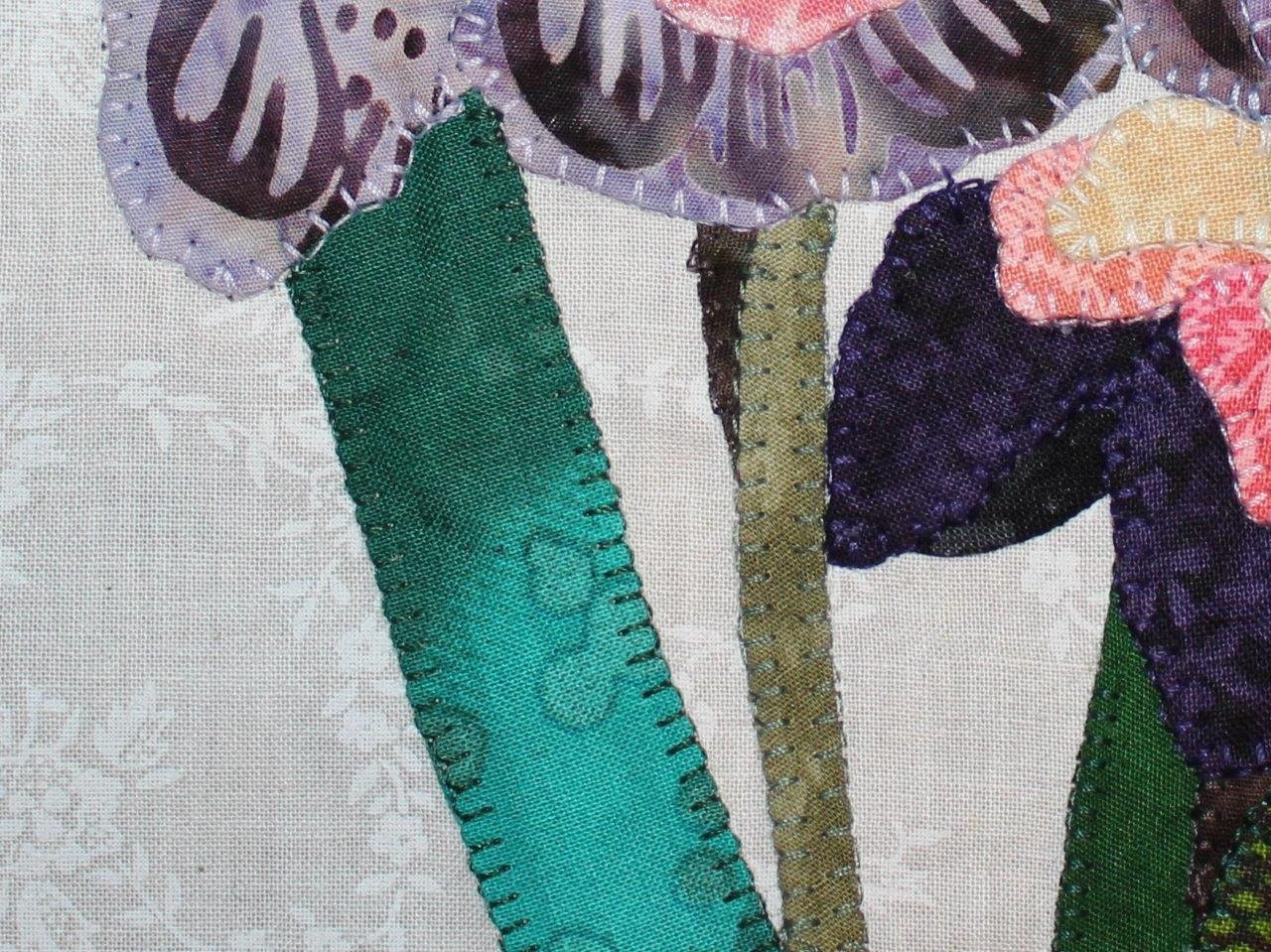 Irises Appliqué Block - Etsy