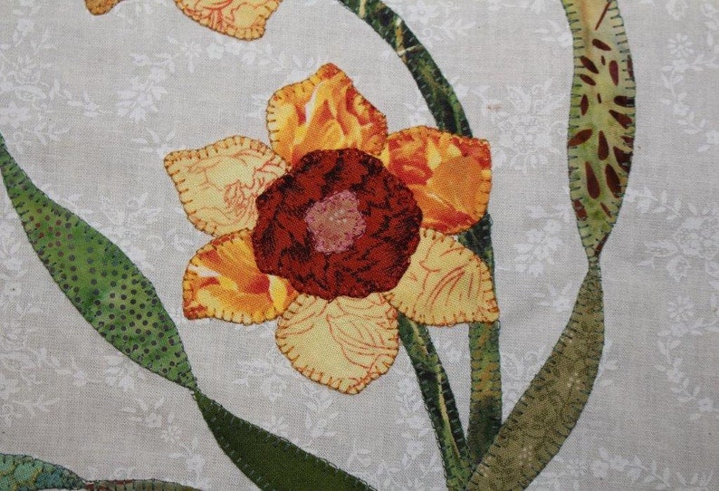 Daffodil Appliqué Block - Etsy