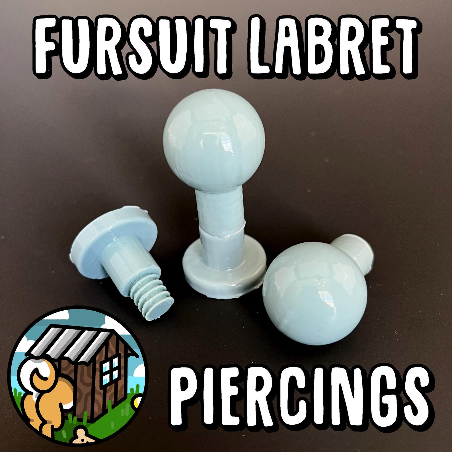 Fursuit Labret Piercings - Etsy