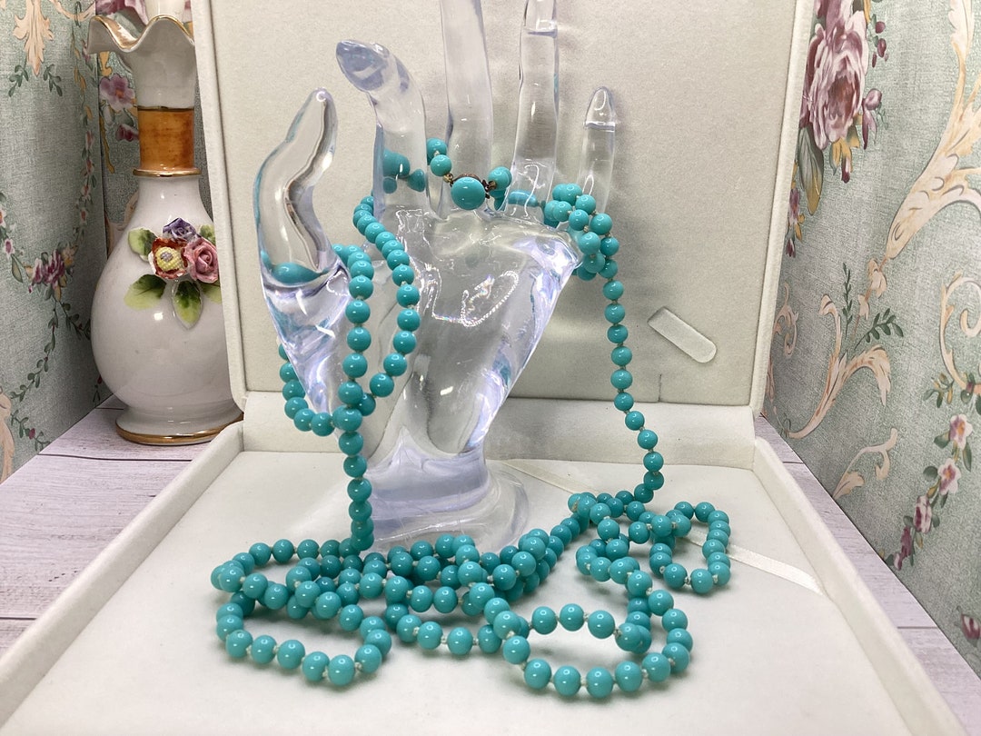 Vintage Japan Opera Length Costume Long Necklace Jewelry - Etsy