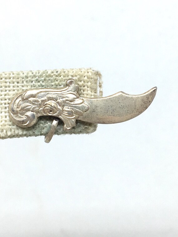 Egyptian Scimitar Sword Set Sterling Silver Pendant B… - Gem