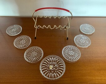 Retro Glass Coasters | Etsy