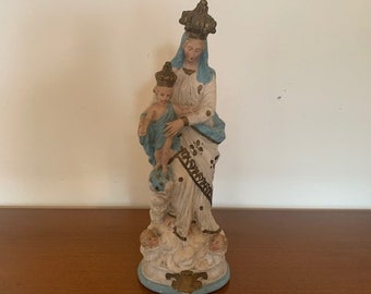 Antique Mary Statue | Etsy