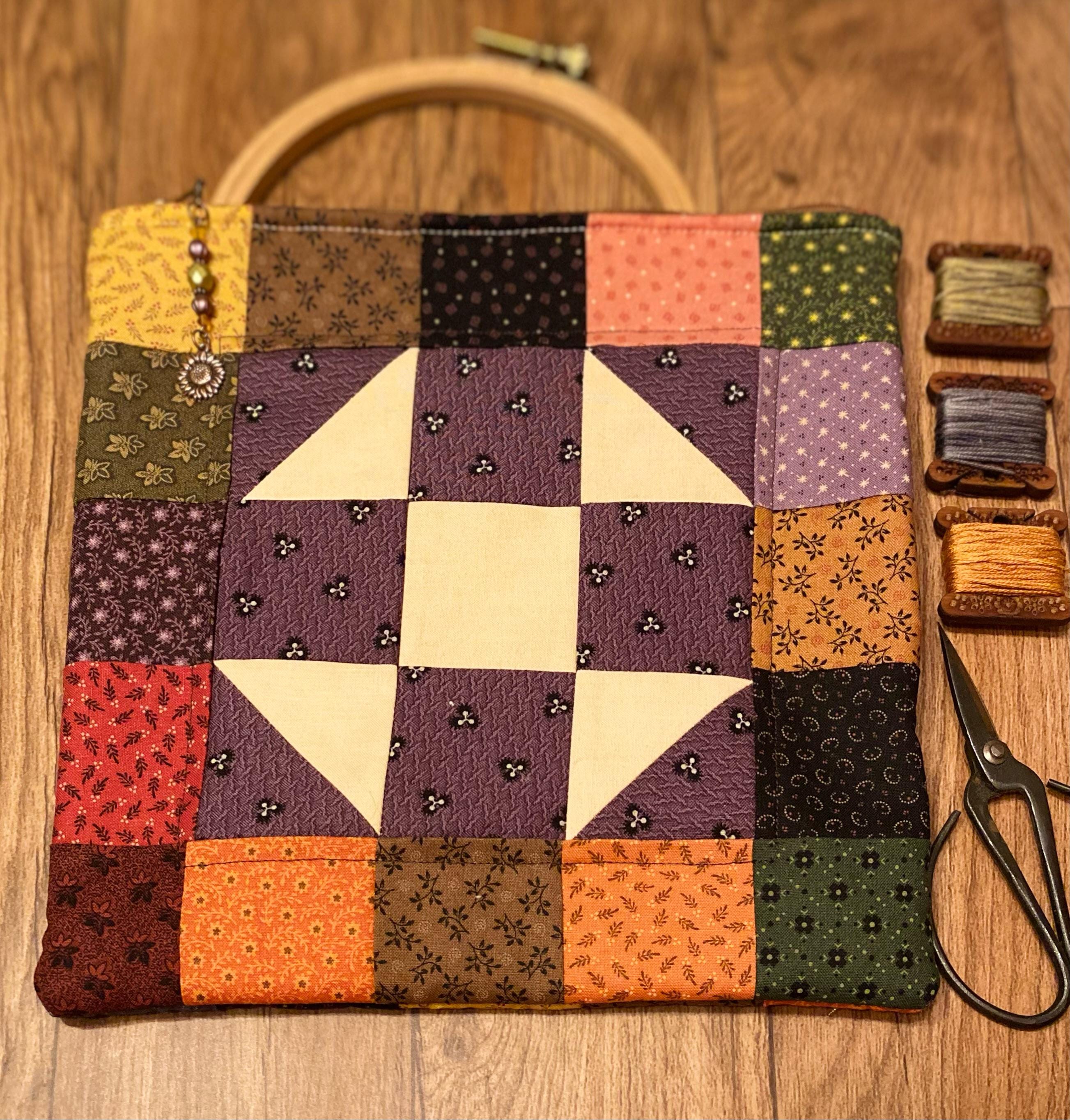 Shoo Fly Patchwork Project Bag - Etsy