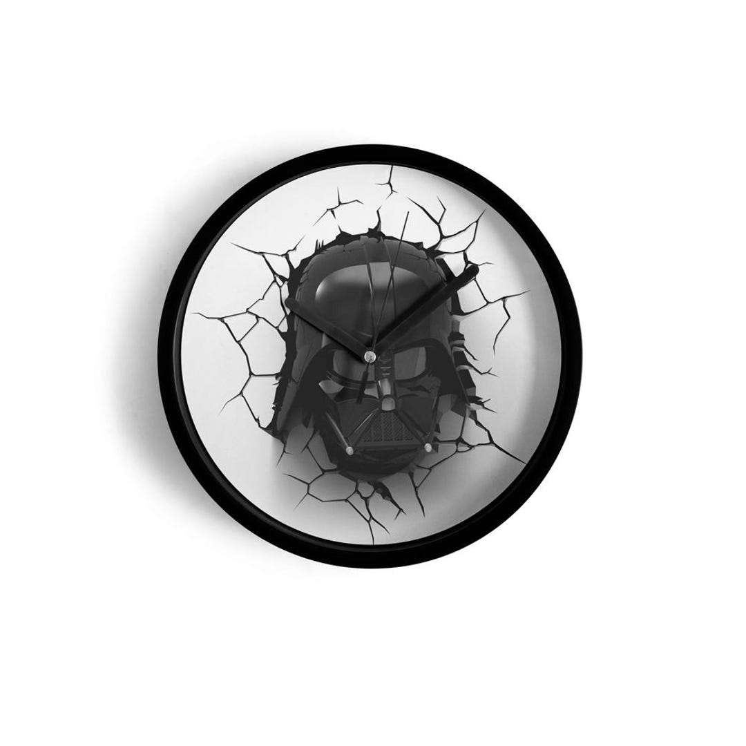 Darth Vader Wall Clock | Dark Side Sci-fi Decor | Star Villain Wall Art ...