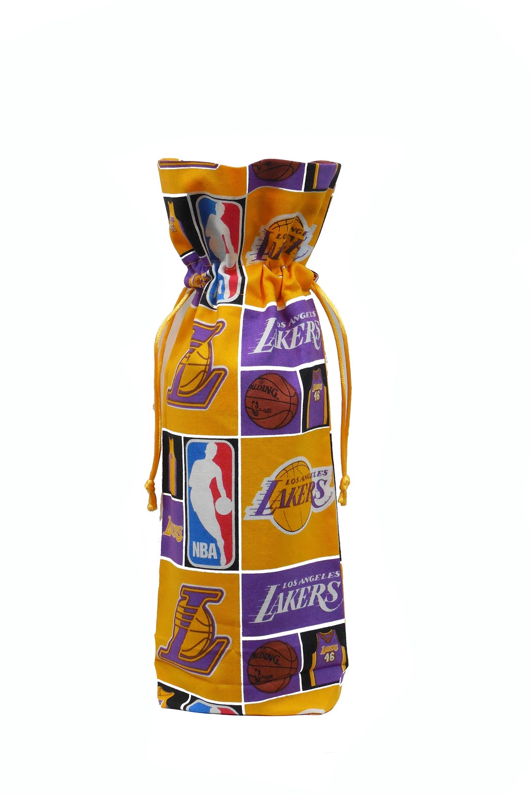 Wine Bottle Gift Bag Los Angeles Lakers - Etsy