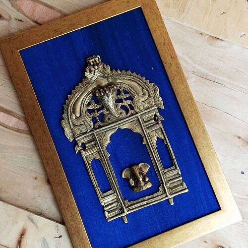 Yali Design Temple Prabhavali Brass Wall Hanging Indian Decor - Etsy