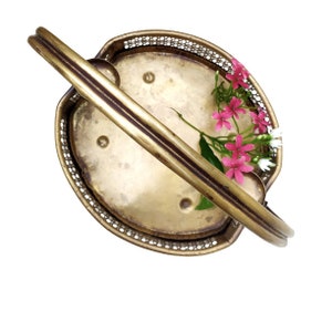 Pooja Sajja Vintage Brass Flower Basket, Prayer Basket, L 23x W 21 X Ht ...
