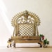 Majestic Brass Throne Handcrafted With an Exquisite Temple - Etsy