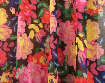 Bold Floral Fabric - Etsy