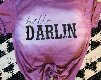 Hello Darlin Shirt | Etsy