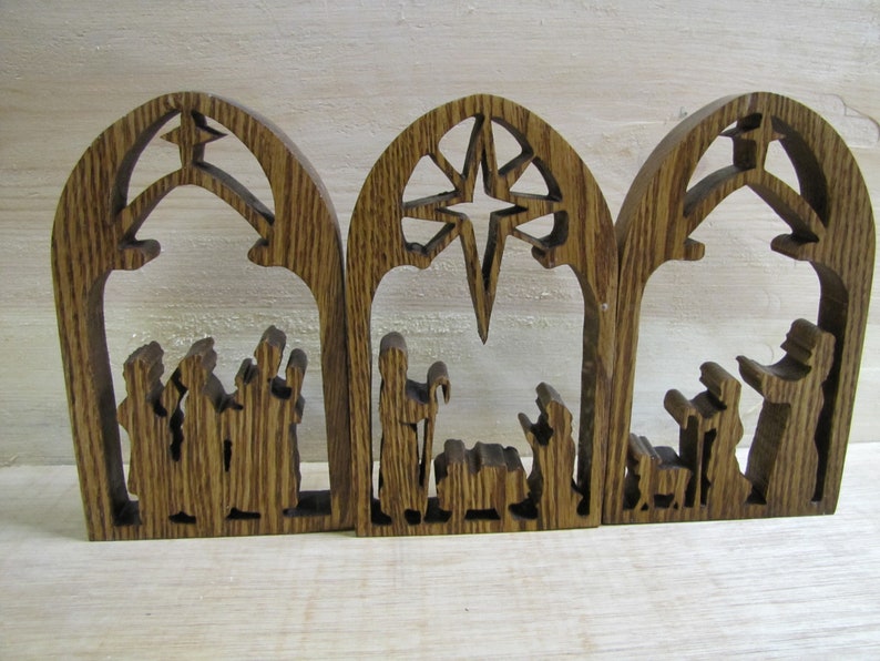 Three Panel Nativity - Etsy