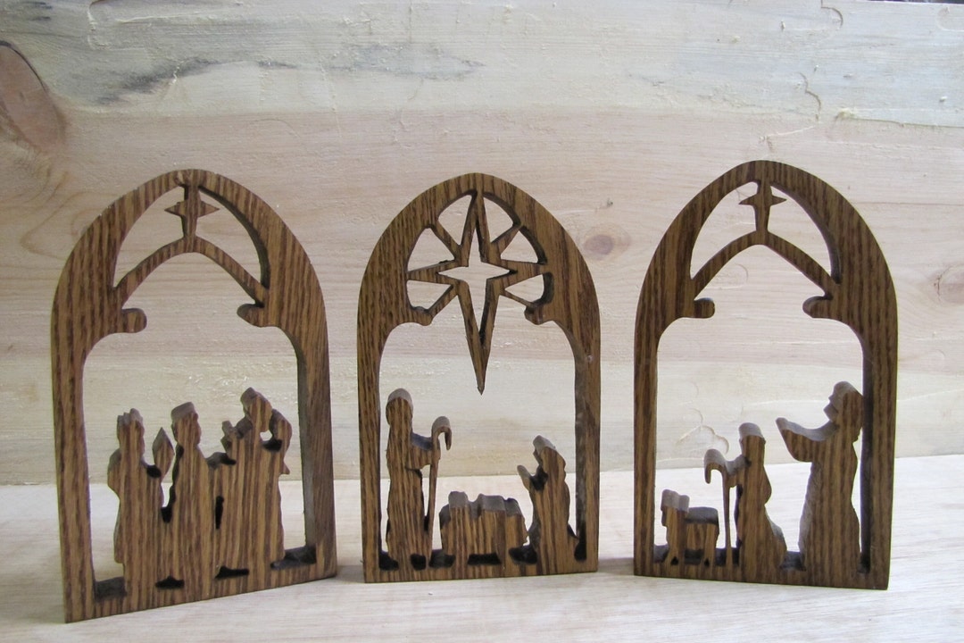 Three Panel Nativity - Etsy