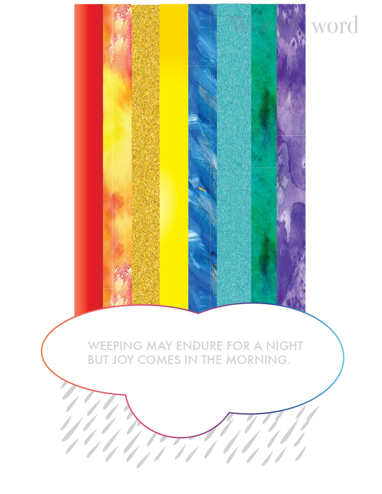 Bible Verse, Weeping May Endure for a Night but Joy Comes in the ...