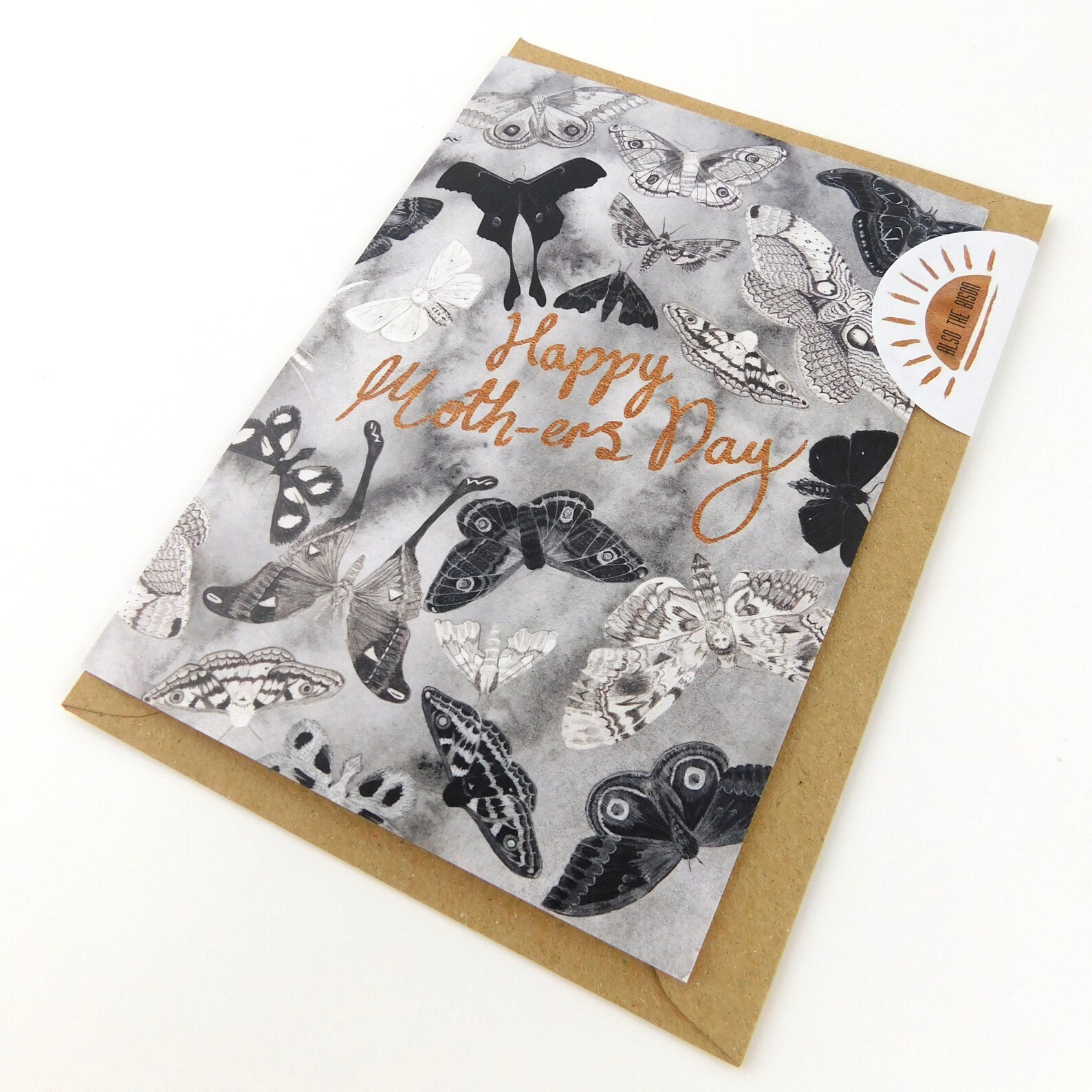 Happy Moth-ers Day Greetings Card | Etsy