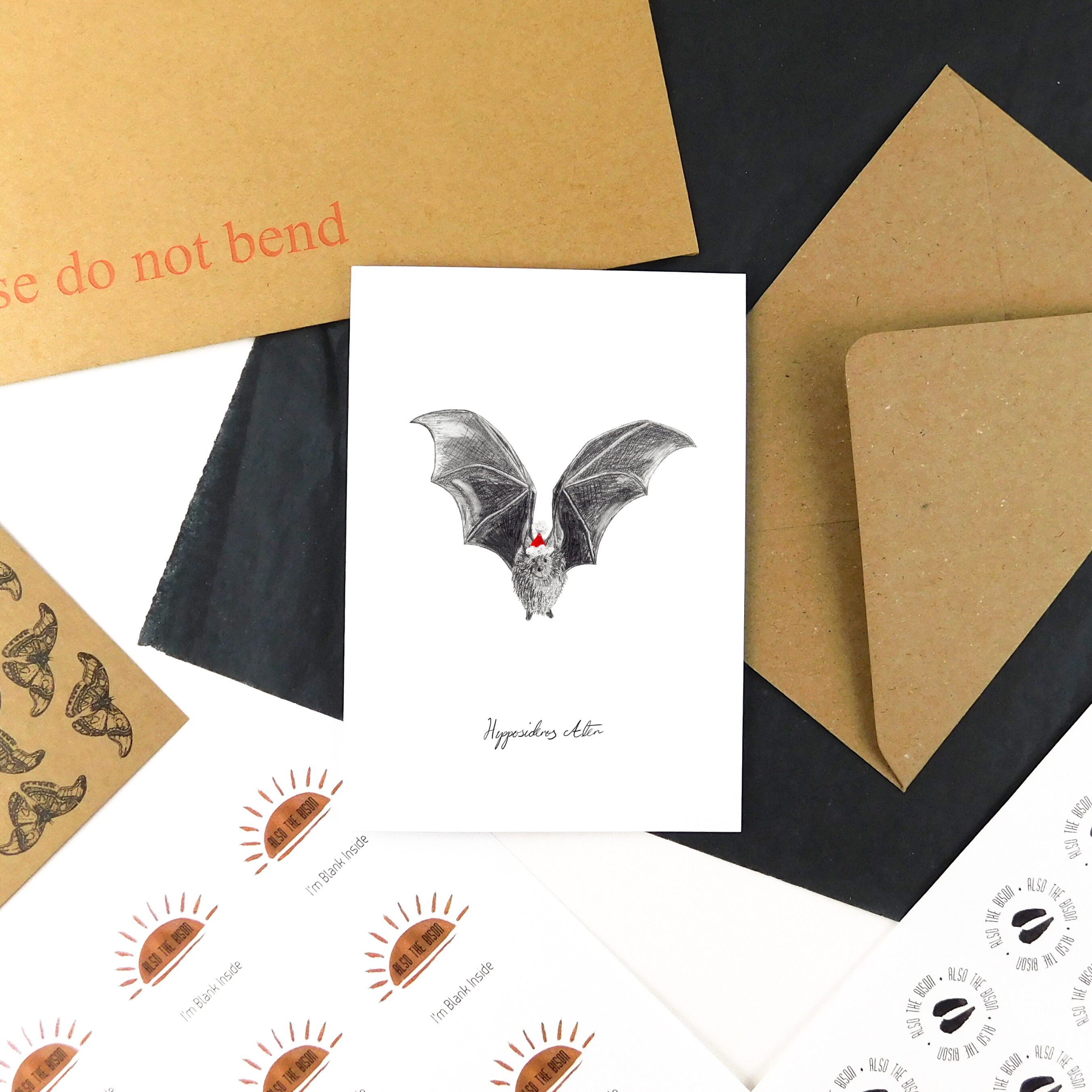 Dusky Leaf-nosed Bat Christmas Card - Etsy