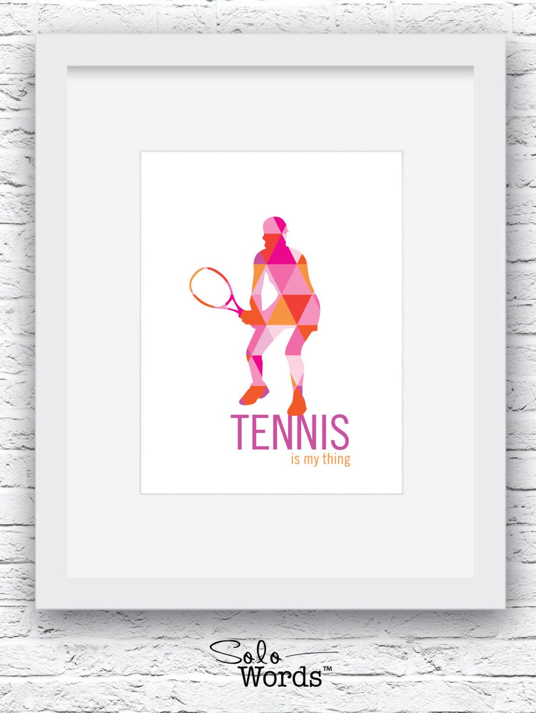 Girls Tennis Printable, Tennis Print, Tennis Wall Art, Tennis Decor ...