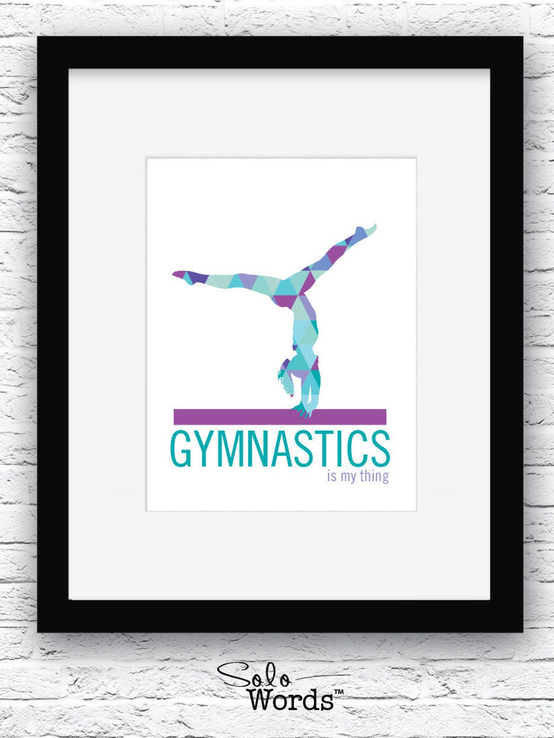 Gymnastics, Gymnastics Poster, Gymnastics Print, Gymnastics Art ...