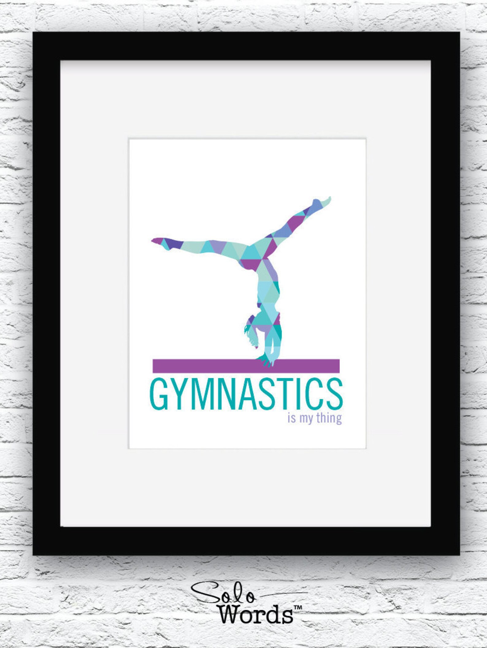 Gymnastics, Gymnastics Poster, Gymnastics Print, Gymnastics Art ...