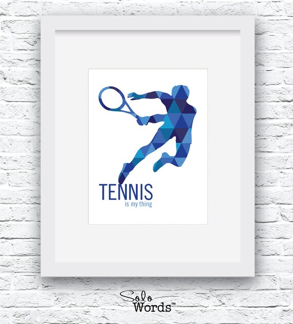 Tennis Digital Print Tennis Print Tennis Wall Art Tennis | Etsy