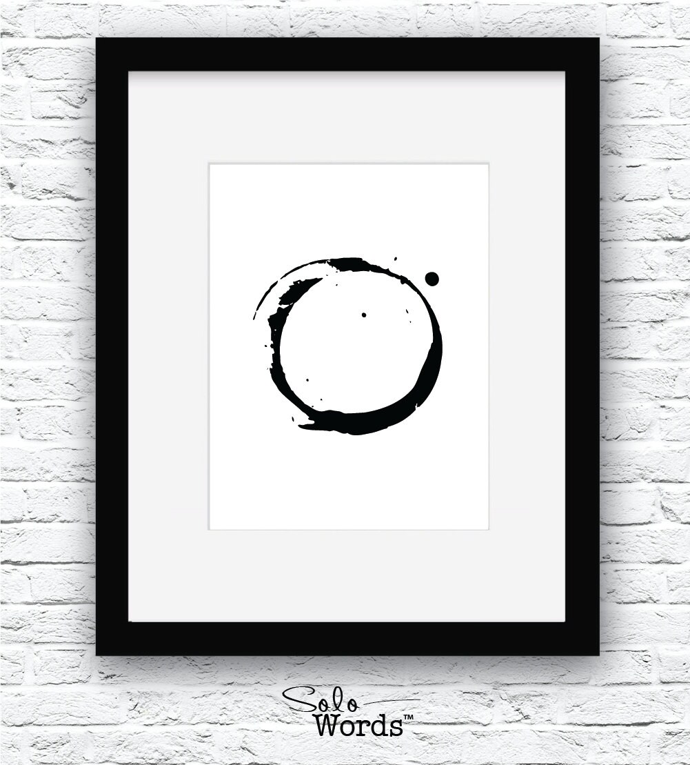 Abstract Poster, Black and White Art, Zen Art, Modern Artwork, Modern ...