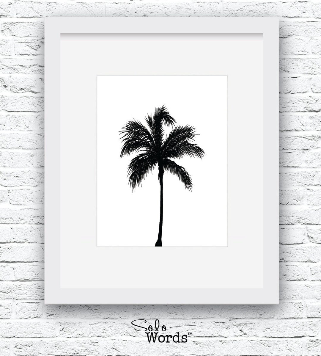 Palm Tree Print Palm Print Palm Tree Art Printable Home - Etsy