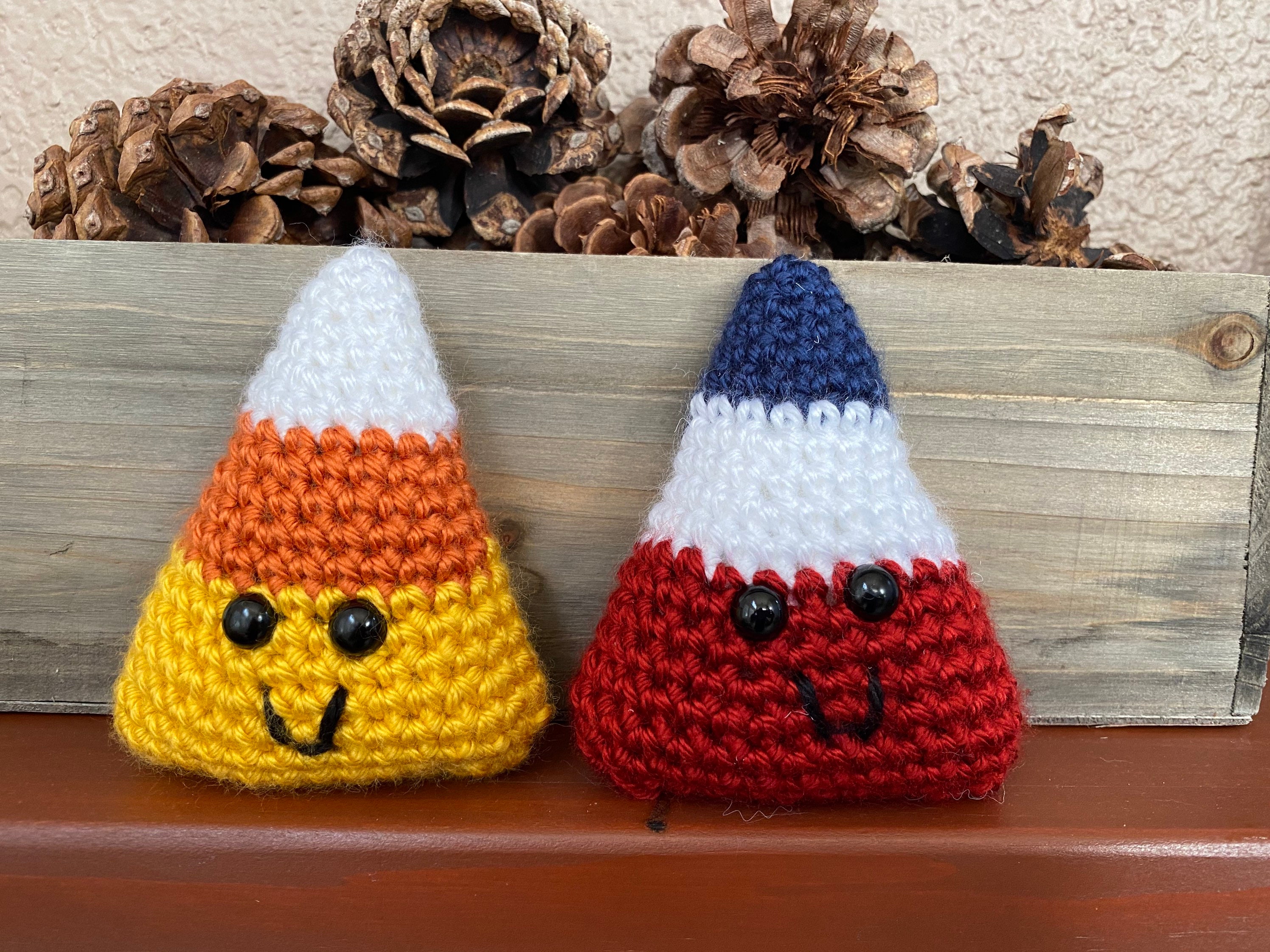 Mini Stuffed Smiley Candy Corn | Etsy