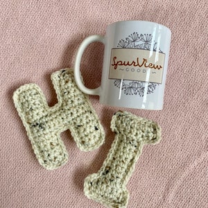 Mini Custom Crochet Capital Letter Alphabet - Etsy