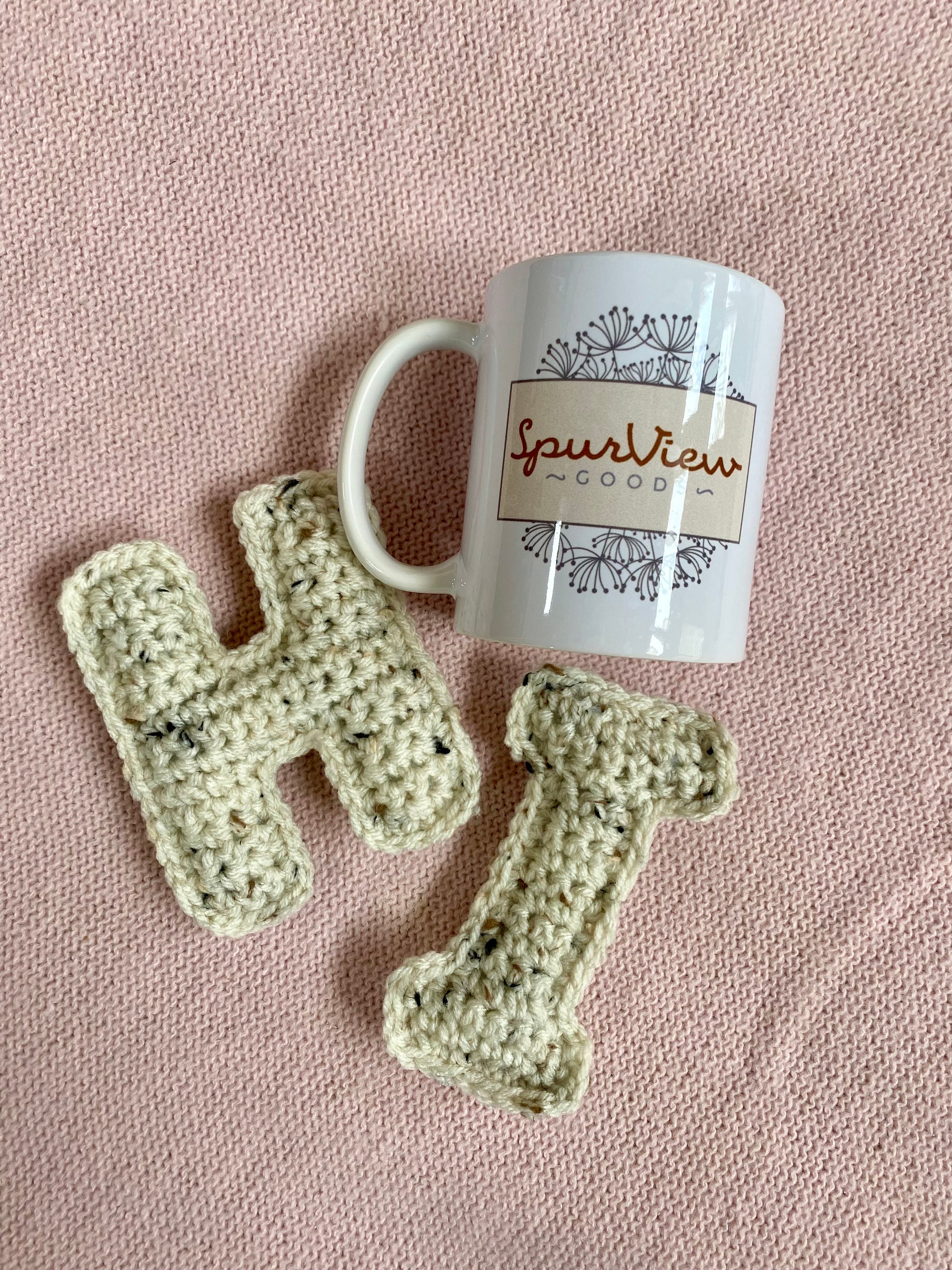 Mini Custom Crochet Capital Letters for Names or Phrases - Etsy