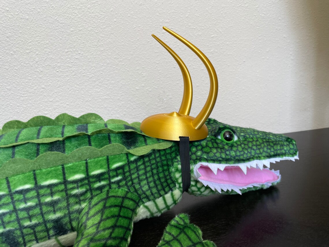 Loki Croki Horns for Crocodile Alligator Dog Custom Size | Etsy