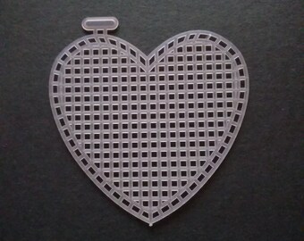Plastic Canvas Heart - Etsy