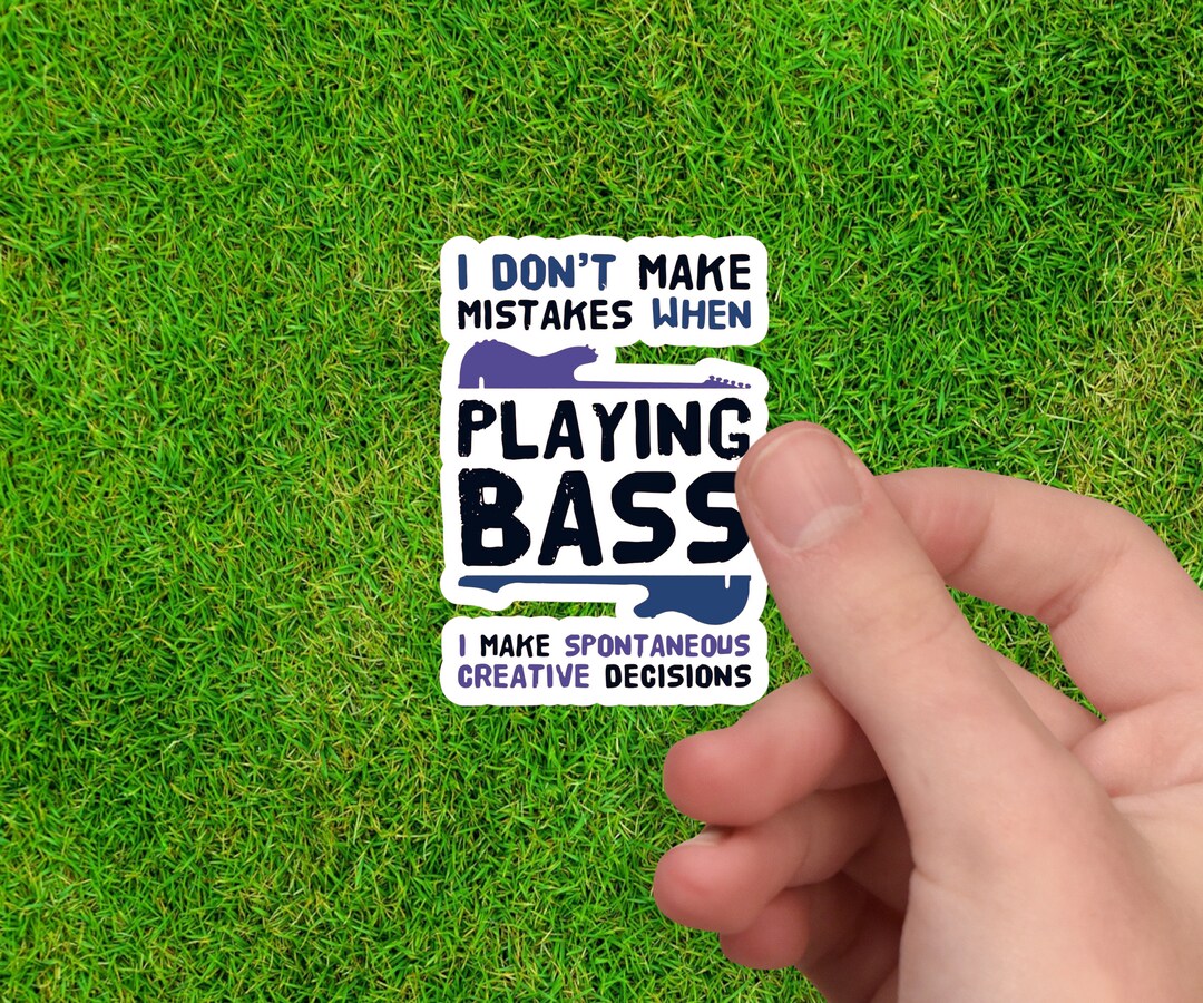 Bass Player Sticker Bassist Gift Gift for Bass Player Bass Guitar ...
