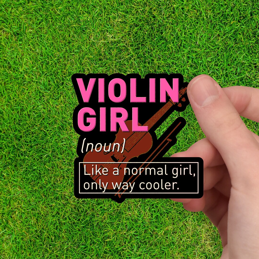 Violin Gift for Girl Violin Sticker Gift for Violin Teacher Violin Gift ...
