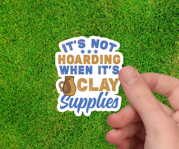 Pottery Sticker Ceramic Sticker Gift for Potter Potter - Etsy