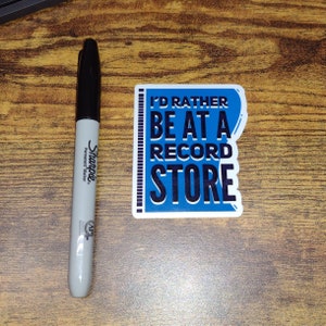 Vinyl Record Sticker Gift for Record Collector Record - Etsy