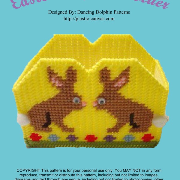 Plastic Canvas Napkin Holder Pattern - Etsy