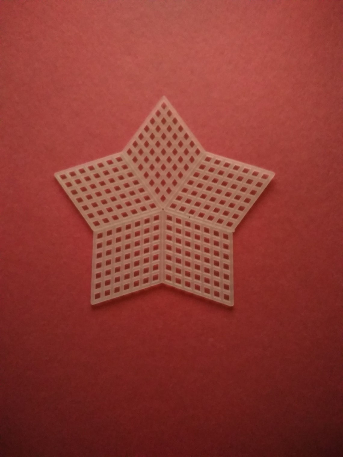 Pre-cut Plastic Canvas Star: 3.25 Inch Craft Shape - Etsy