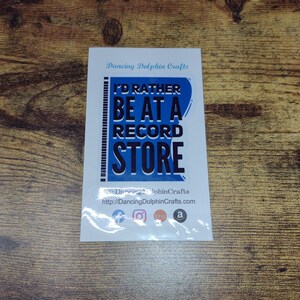 Vinyl Record Sticker Gift for Record Collector Record - Etsy