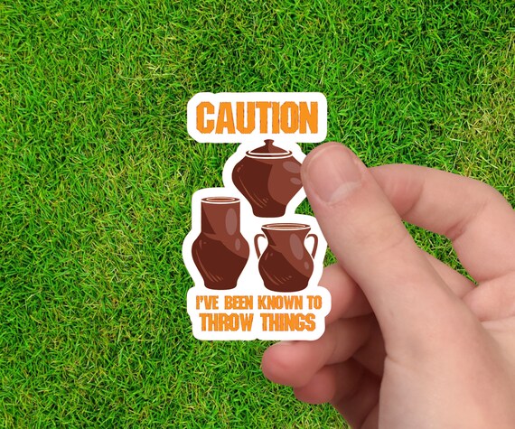Pottery Sticker Ceramic Sticker Gift for Potter Potter - Etsy