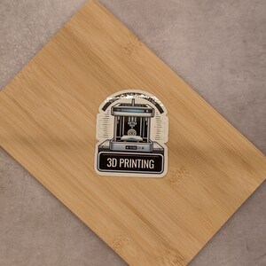 3D Printing Sticker - Innovative Layers Sticker - 3D Printer Gift ...