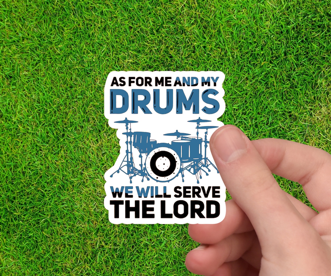 Christian Band Sticker Christian Drummer Drummer Sticker Drum Sticker ...